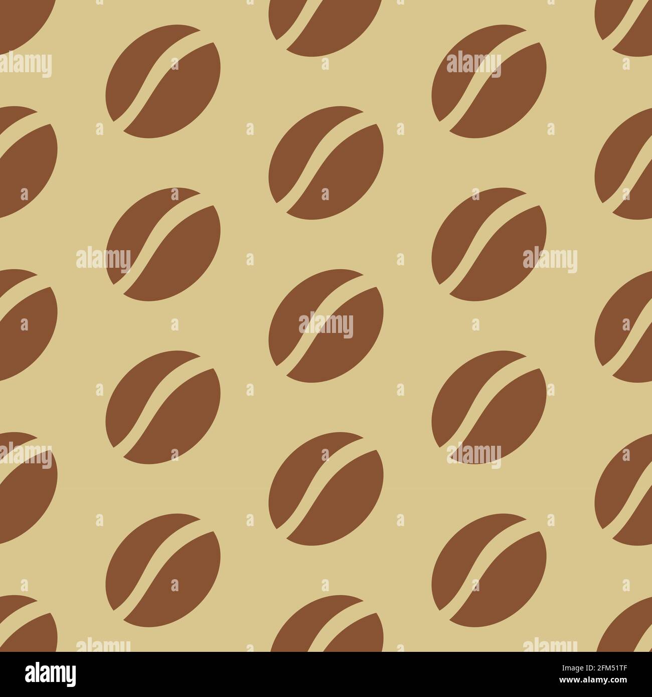 Coffee beans pattern. Vector illustration Stock Vector Image & Art - Alamy