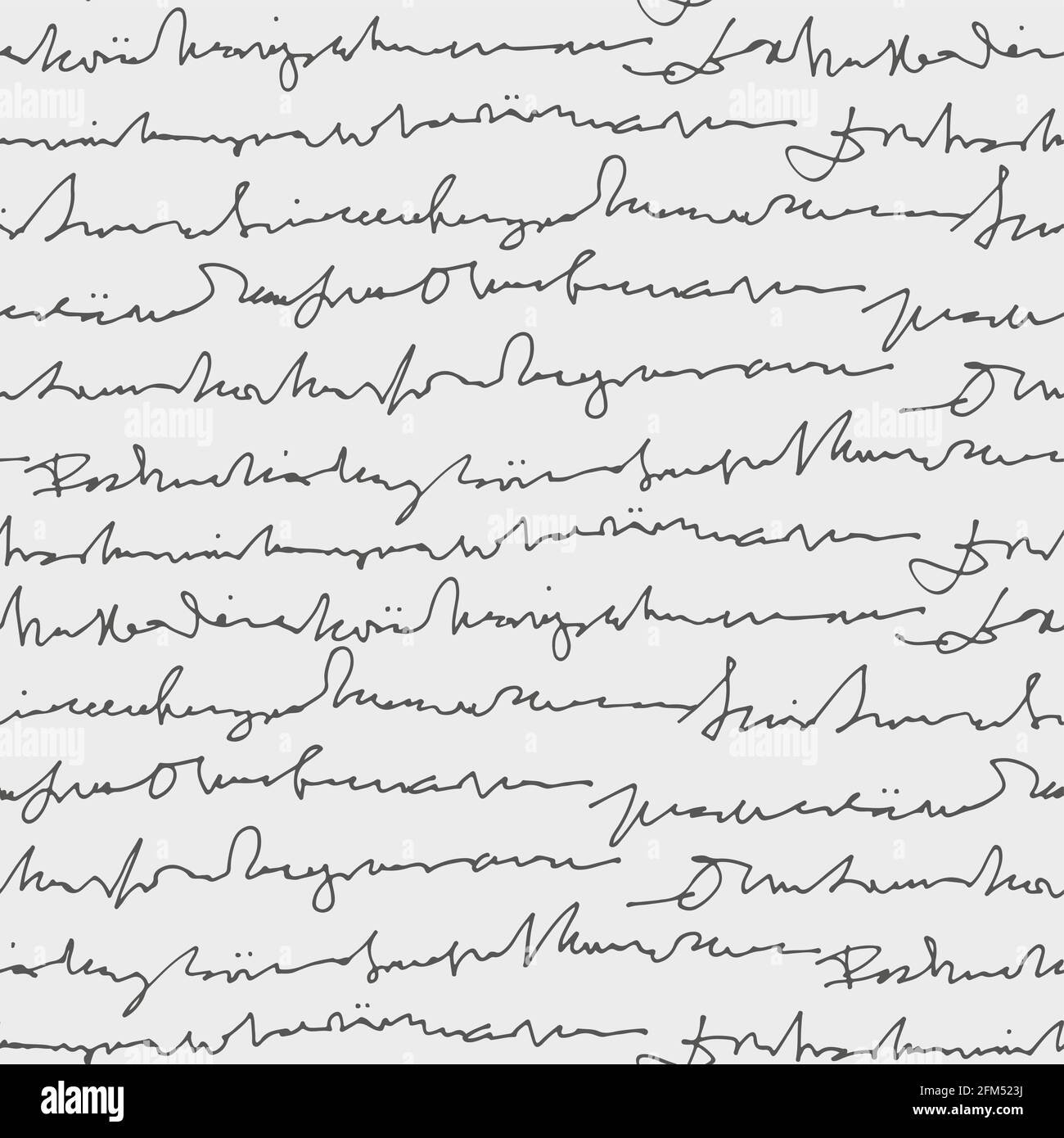 Black and white cursive pattern hi-res stock photography and images - Alamy