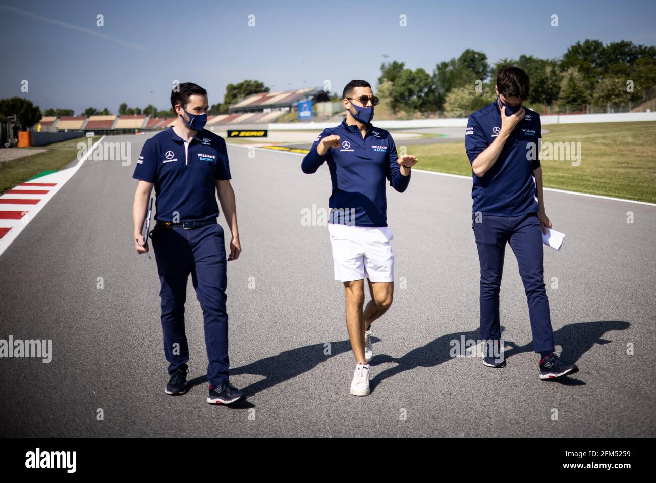 2021 roy nissany isr williams racing development driver walks circuit ...