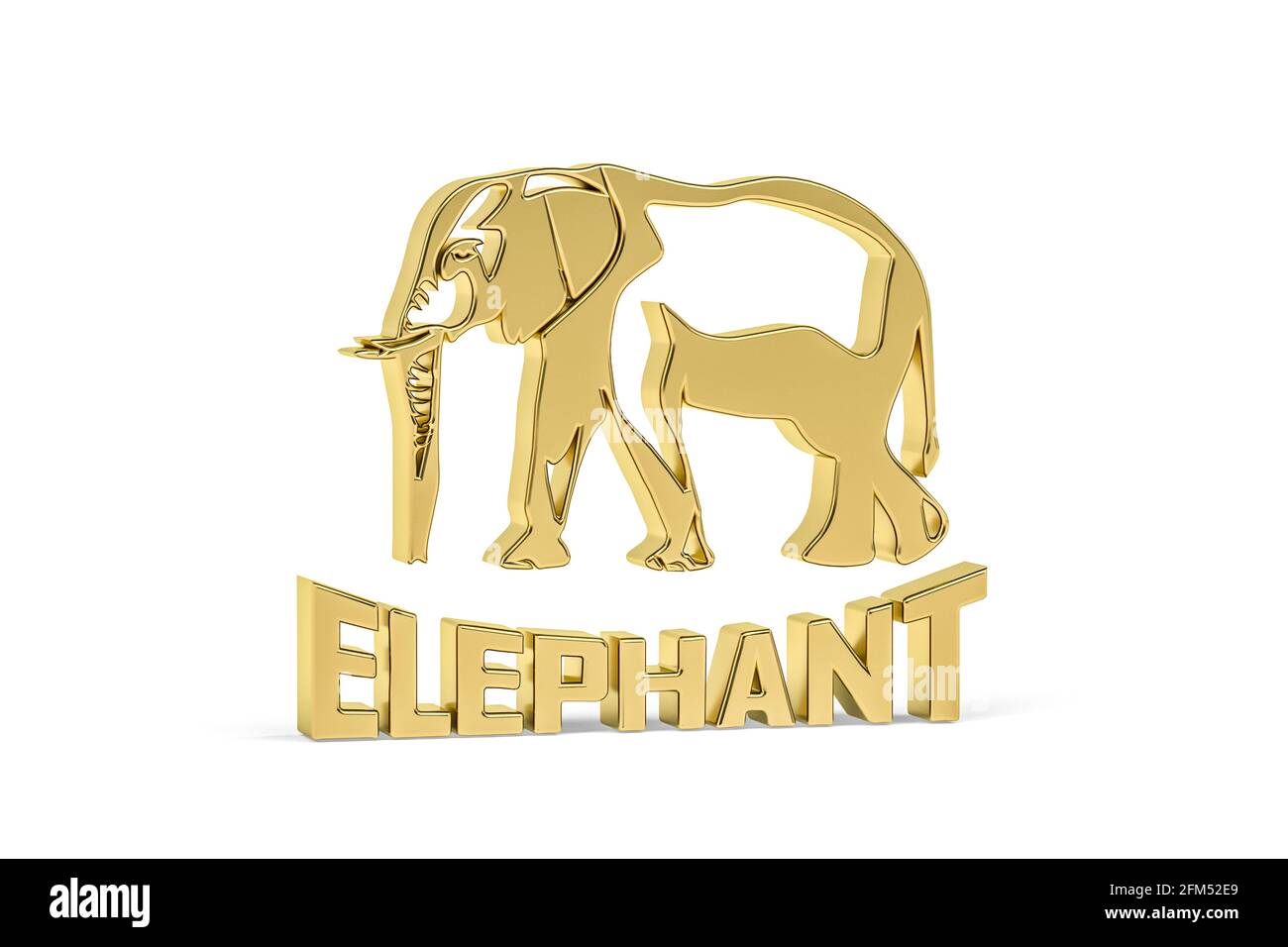Golden Elephant Logo