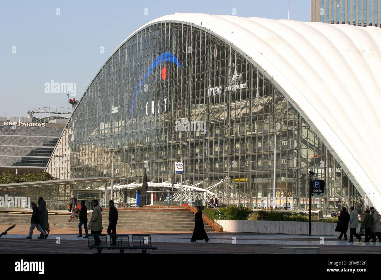 CNIT hall, La Defense district, Paris, Ile-de-France, France Stock ...