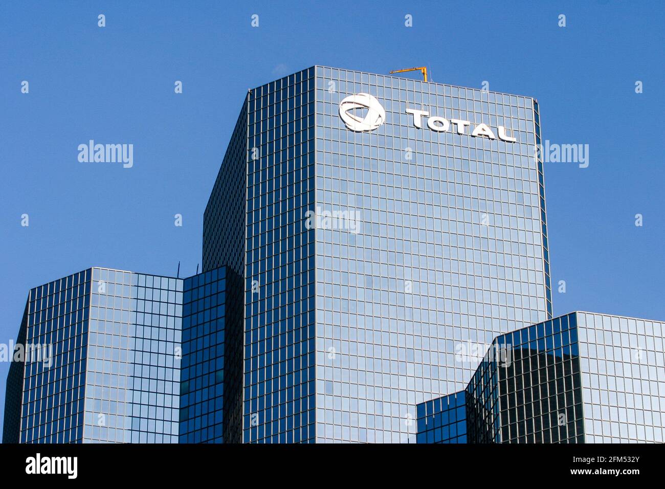 Total petroleum company building, La Defense district, Paris, Ile-de ...
