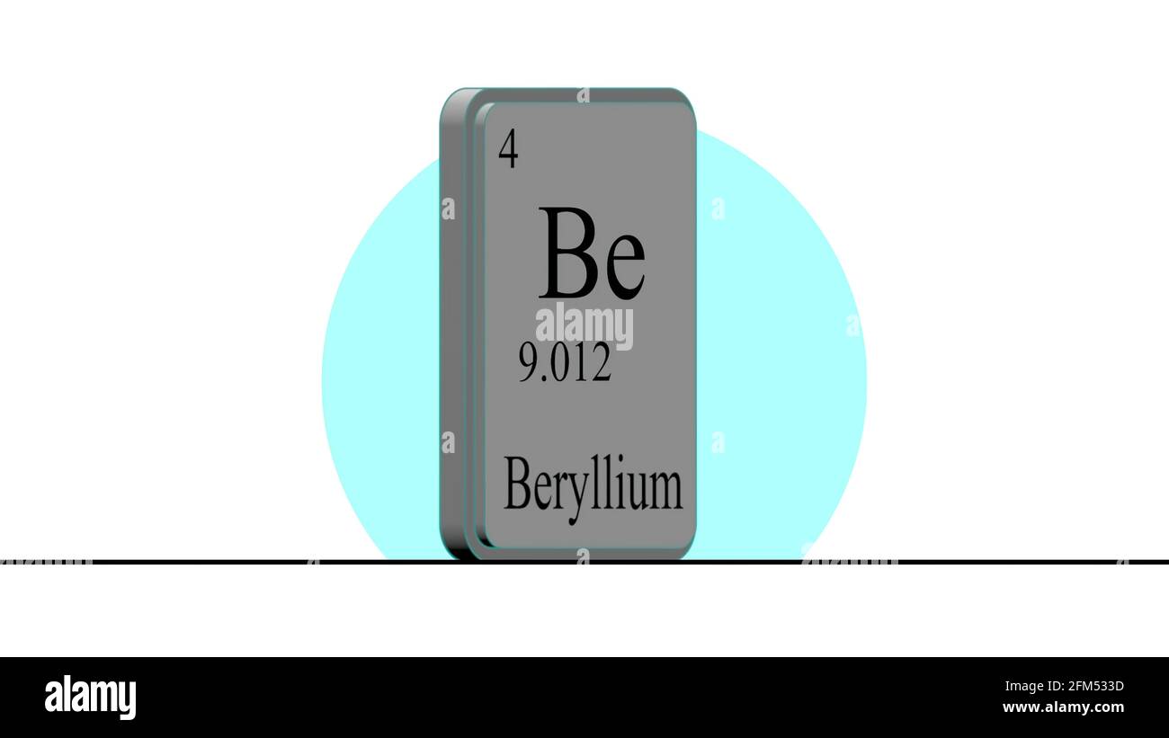 Beryllium atomic structure hi-res stock photography and images - Alamy