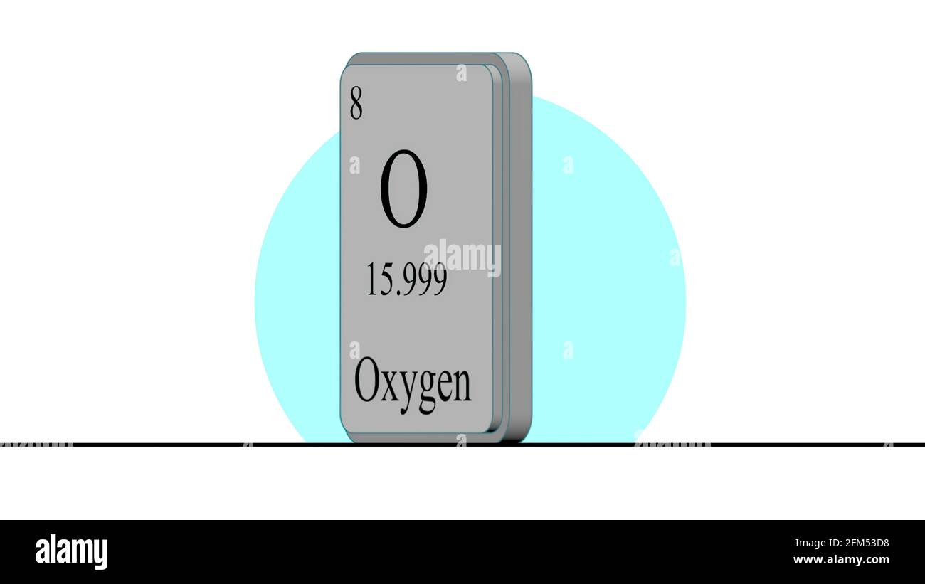 3D illustration - Nitrogen. Element of the periodic table of the ...