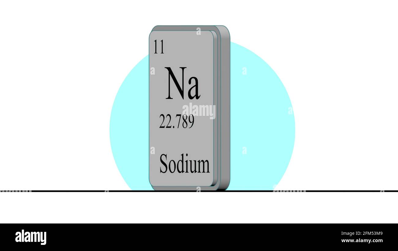 Sodium Element 3d Model