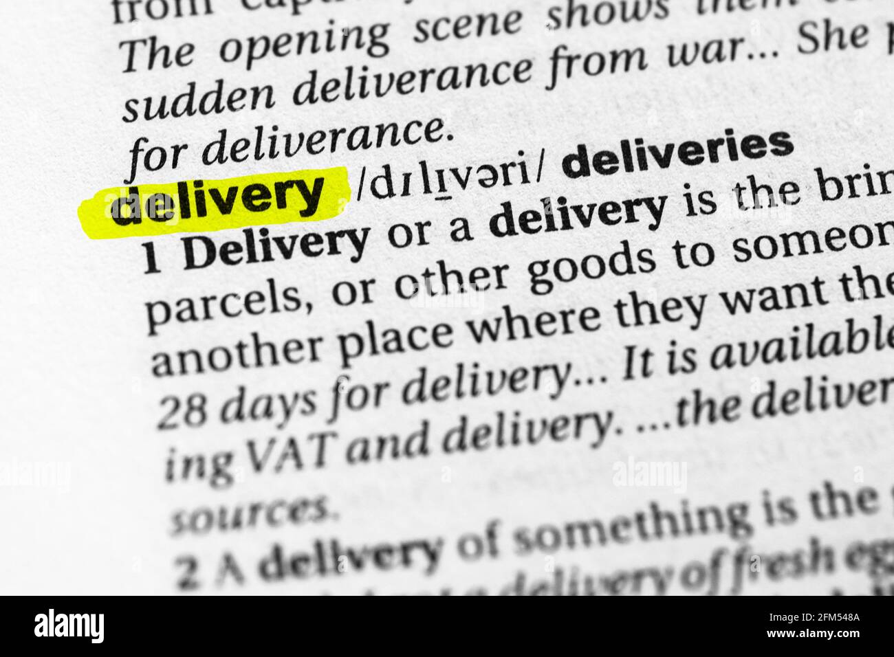 Delivery Meaning at Jaime Cardenas blog