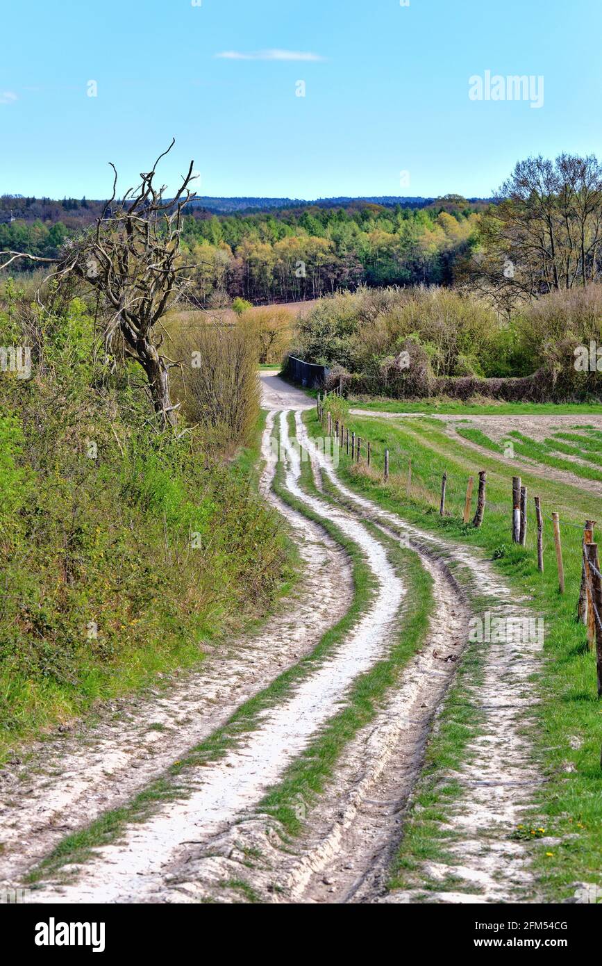 Meandering chalk track hi-res stock photography and images - Alamy