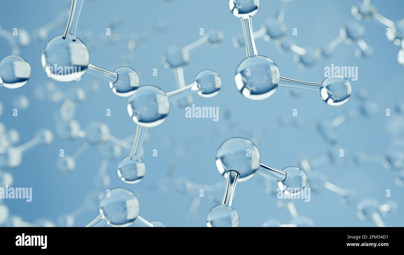 3d Molecules Wallpaper