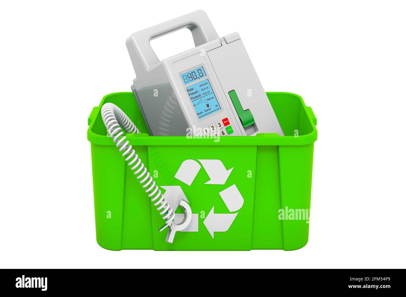 Recycling medical equipment Cut Out Stock Images & Pictures - Alamy