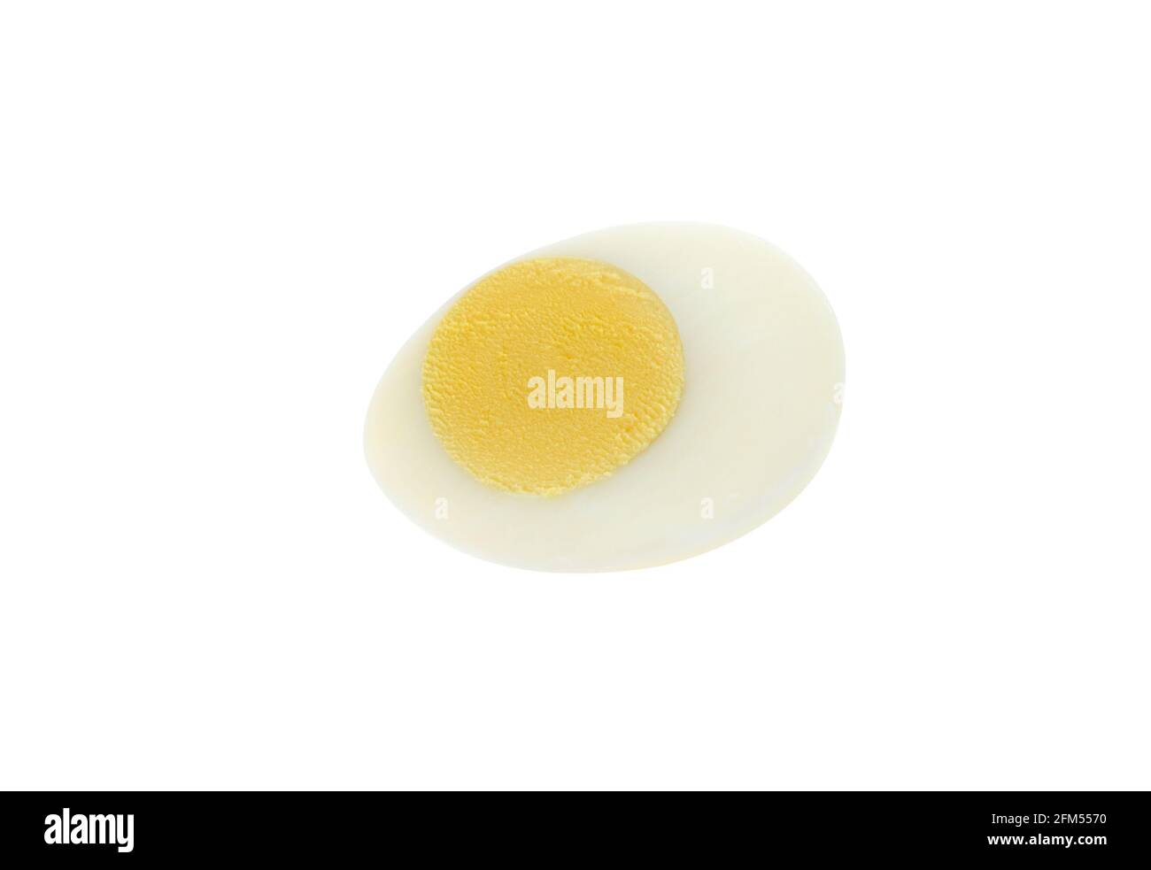 boiled egg isolated on white background Stock Photo - Alamy