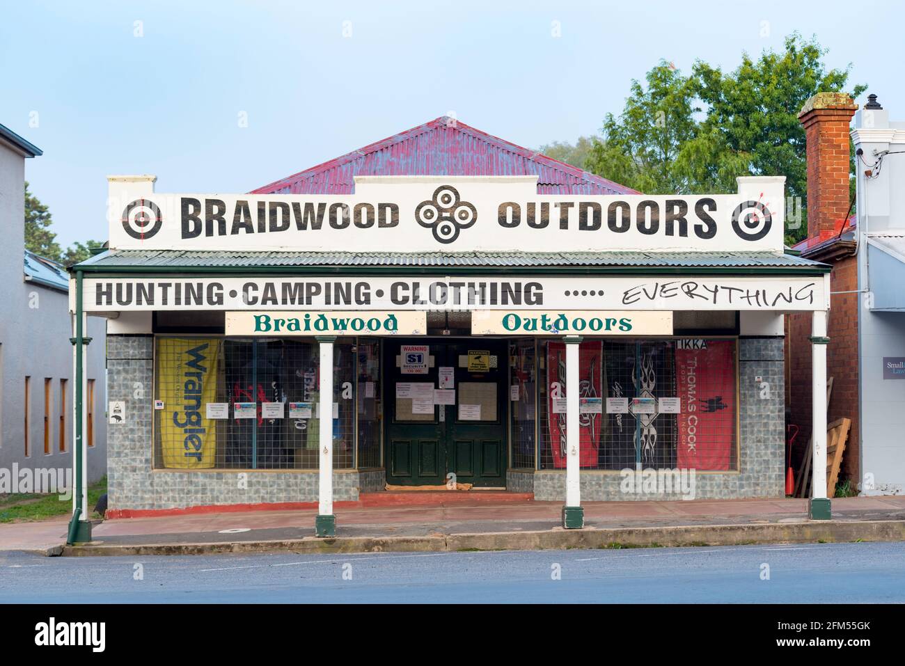 One of three early 1800's retail stores of brick and timber ...