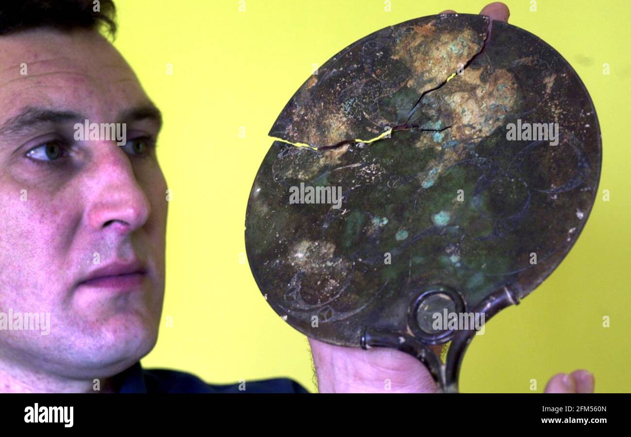 Celtic bronze mirror hi-res stock photography and images - Alamy