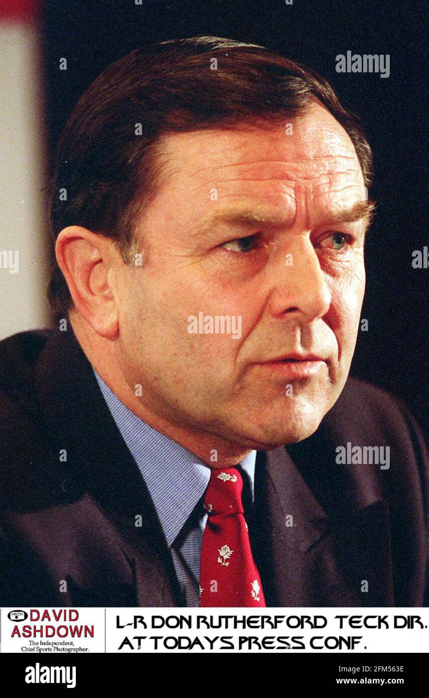 Don Rutherford Technical Director at the Rugby Football Union Stock ...
