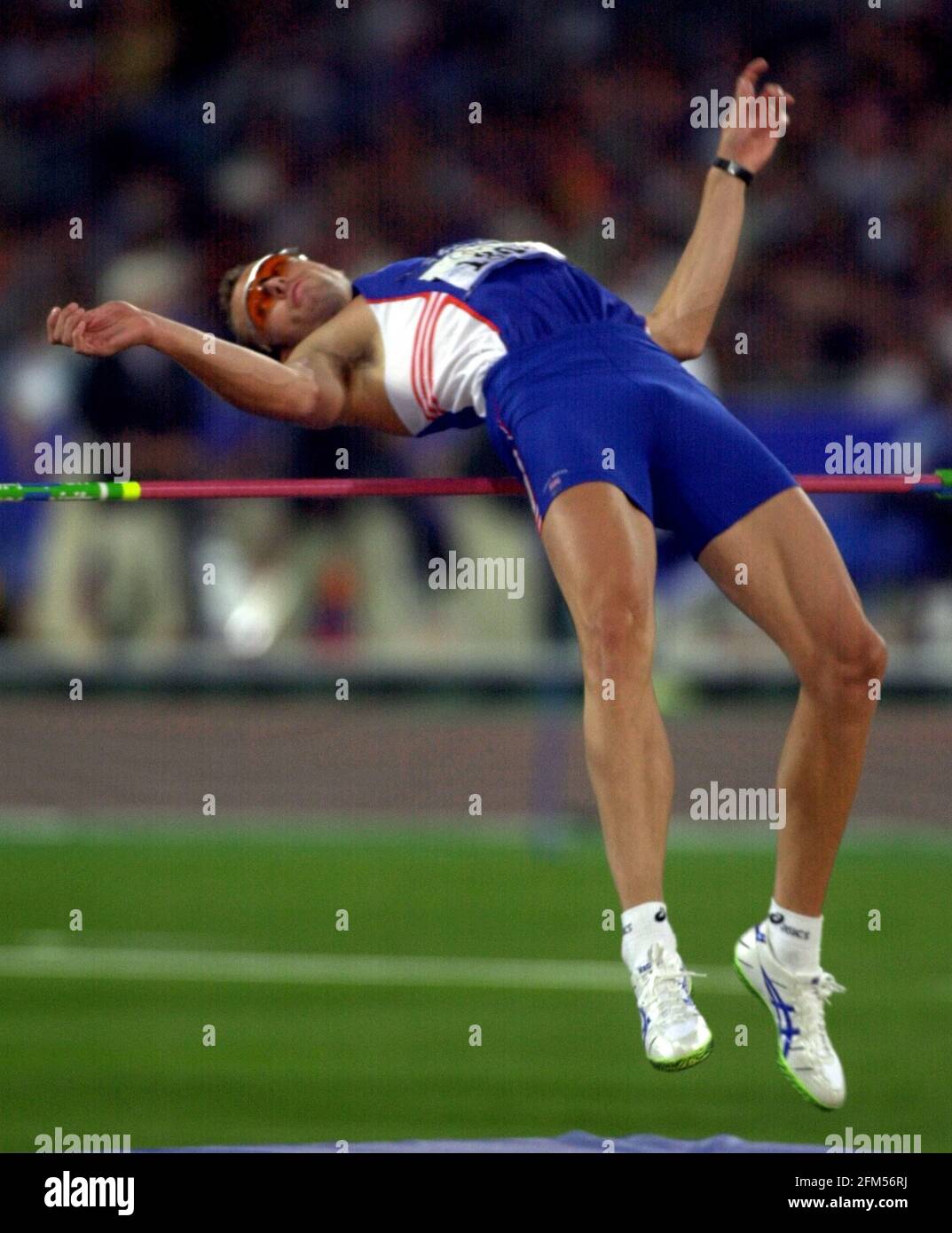 DEAN MACEY (GBR) DURING THE DECATHLON HIGH JUMP EVENT AT THE SYDNEY ...