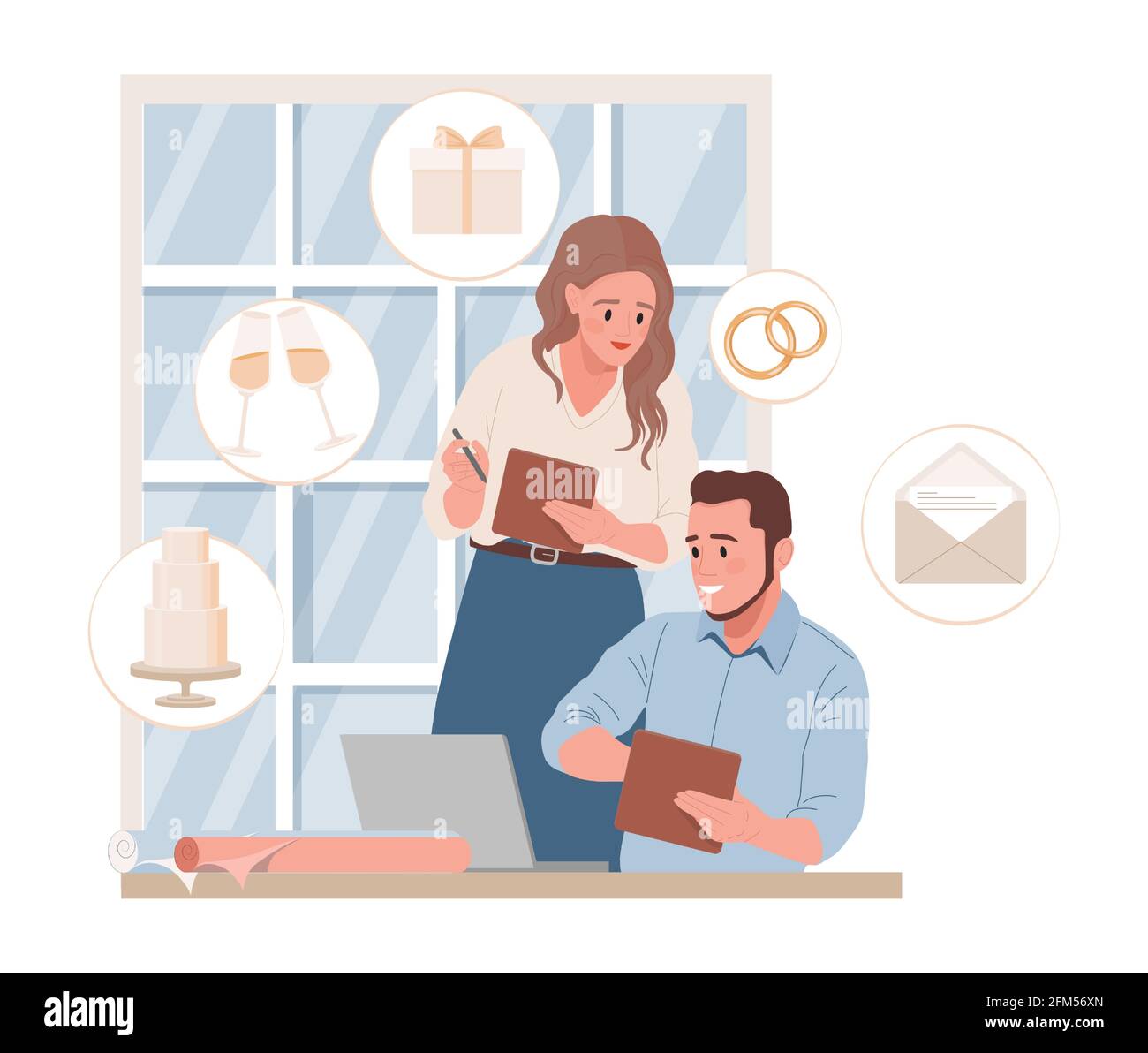 Organizer party Stock Vector Images - Alamy