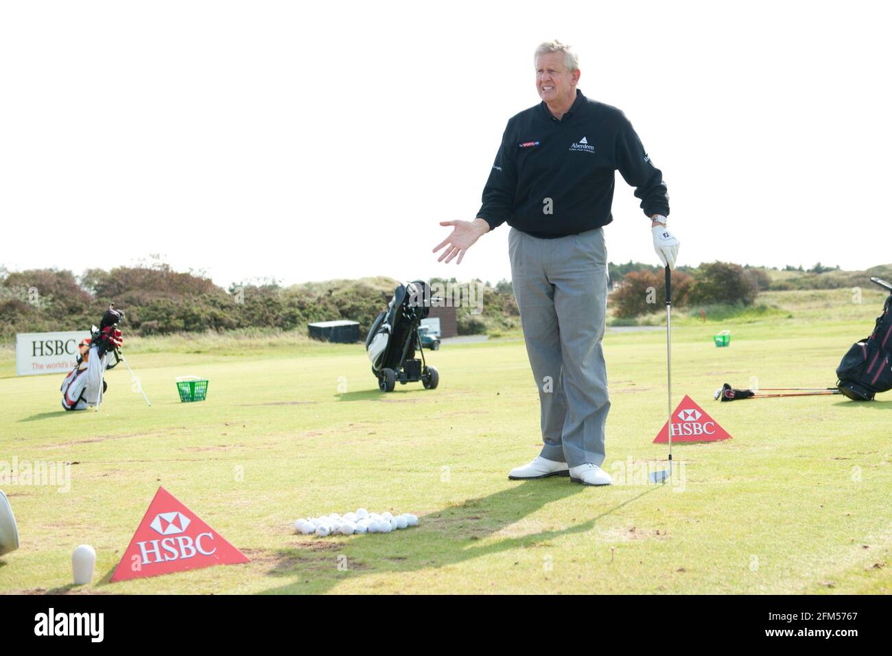 Golfer Colin Montgomery Stock Photo - Alamy