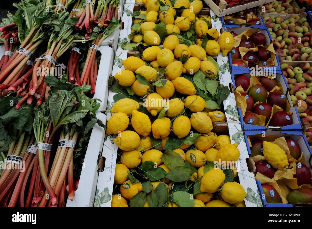 Copenhagen, Denmark. 06 May 2021, Danisg fresh vegetabe anbd fruit ...