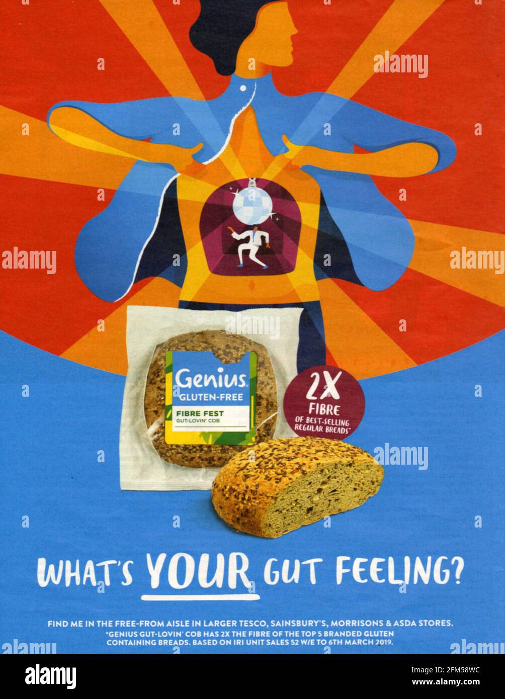 2010s UK Genius Magazine Advert Stock Photo - Alamy