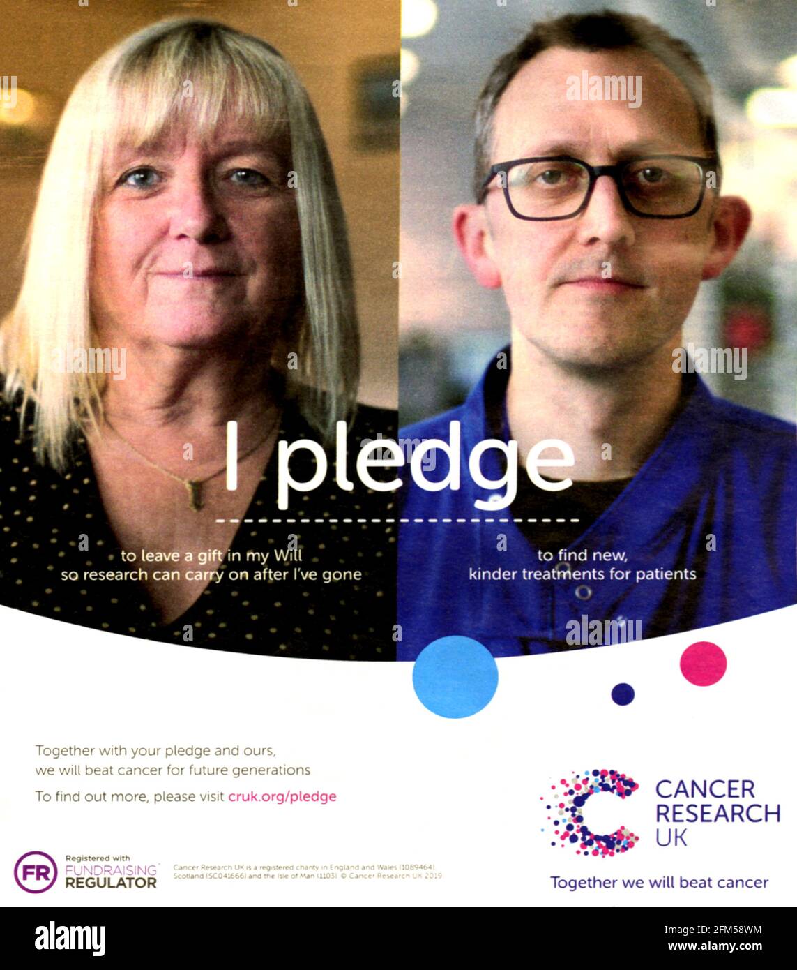 2010s UK Cancer Research UK Magazine Advert Stock Photo - Alamy