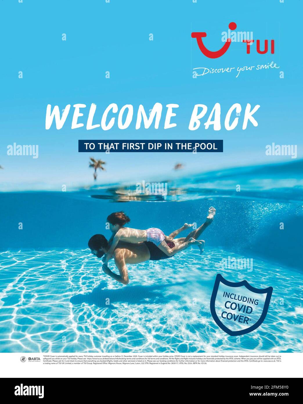 2020s UK TUI Magazine Advert Stock Photo - Alamy