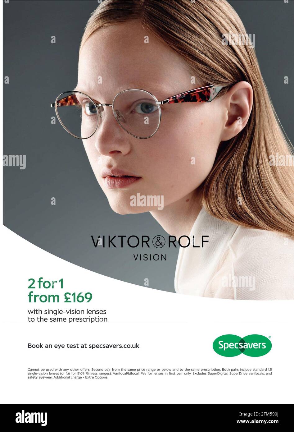2020s UK Specsavers Magazine Advert Stock Photo - Alamy