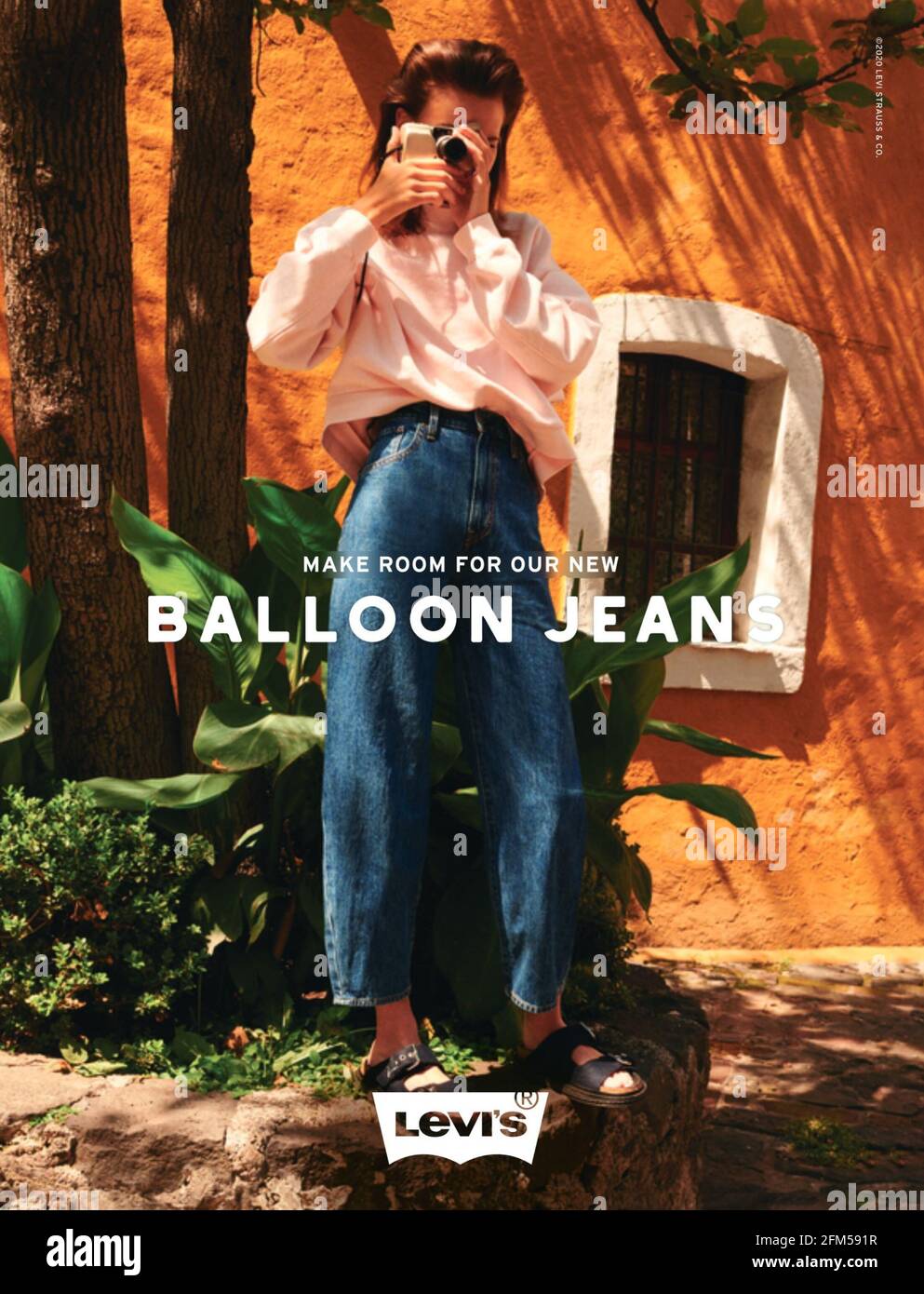 2020s UK Levi's Magazine Advert Stock Photo - Alamy