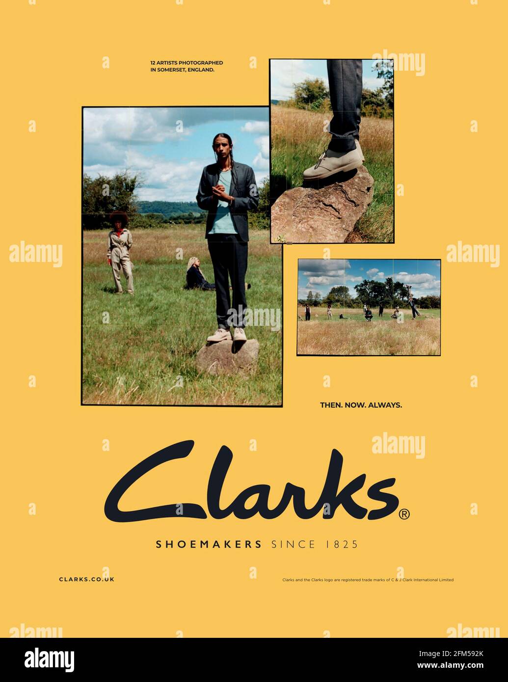 Clarks shoes advert hi-res stock photography and images - Alamy