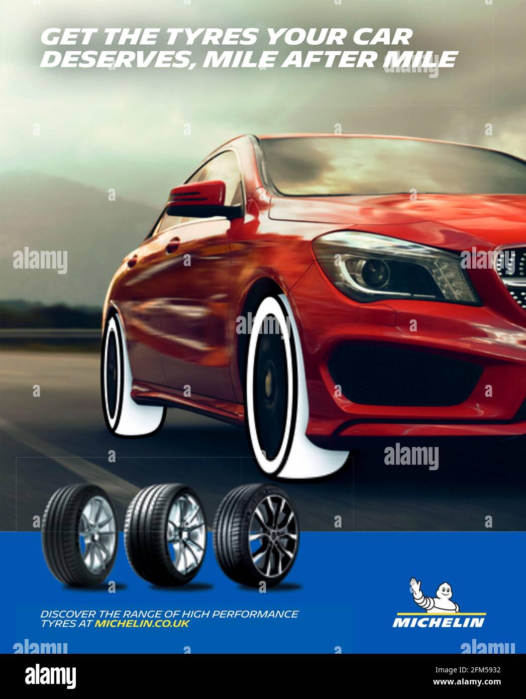 2020s UK Michelin Magazine Advert Stock Photo - Alamy