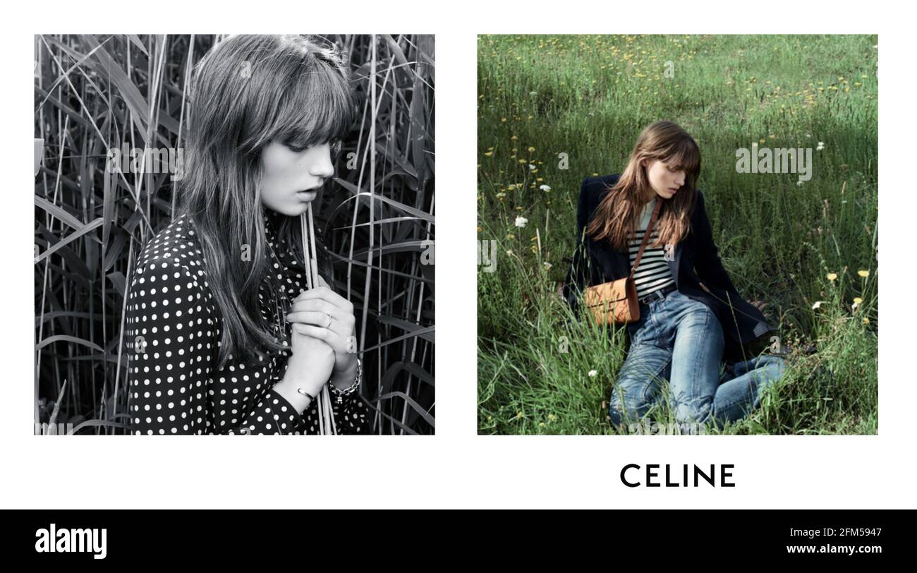 2020s UK Celine Magazine Advert Stock Photo - Alamy