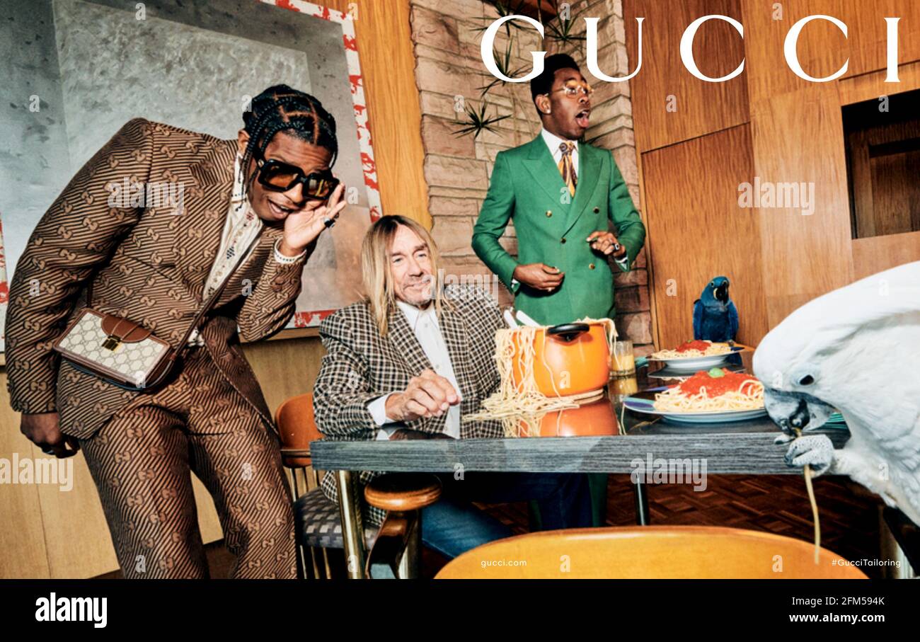 2020s UK Gucci Magazine Advert Stock Photo - Alamy