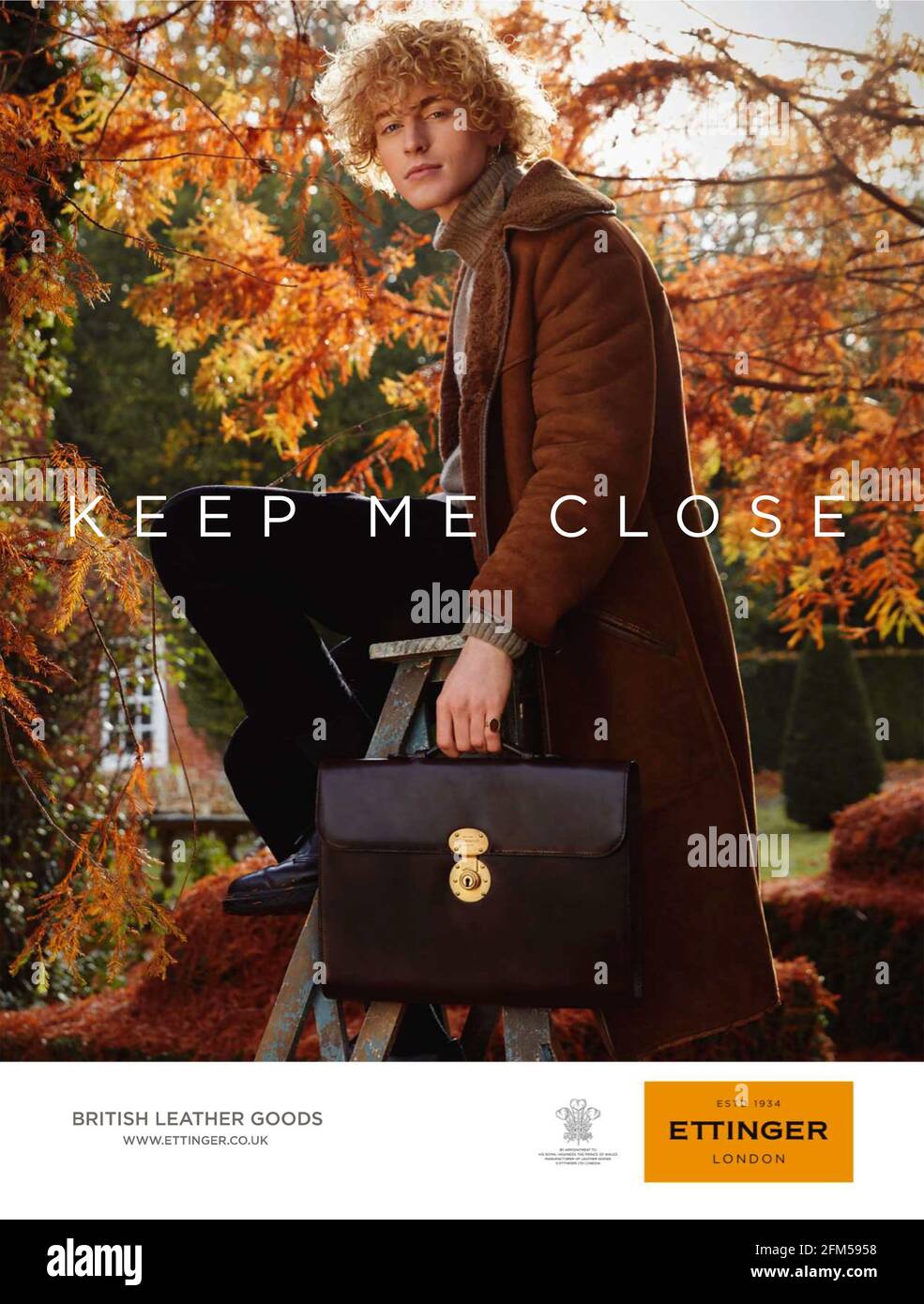 2020s UK Ettinger Magazine Advert Stock Photo - Alamy