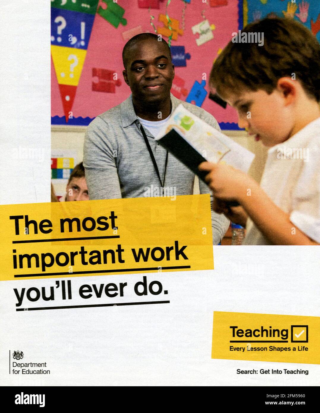 Teaching advert hi-res stock photography and images - Alamy