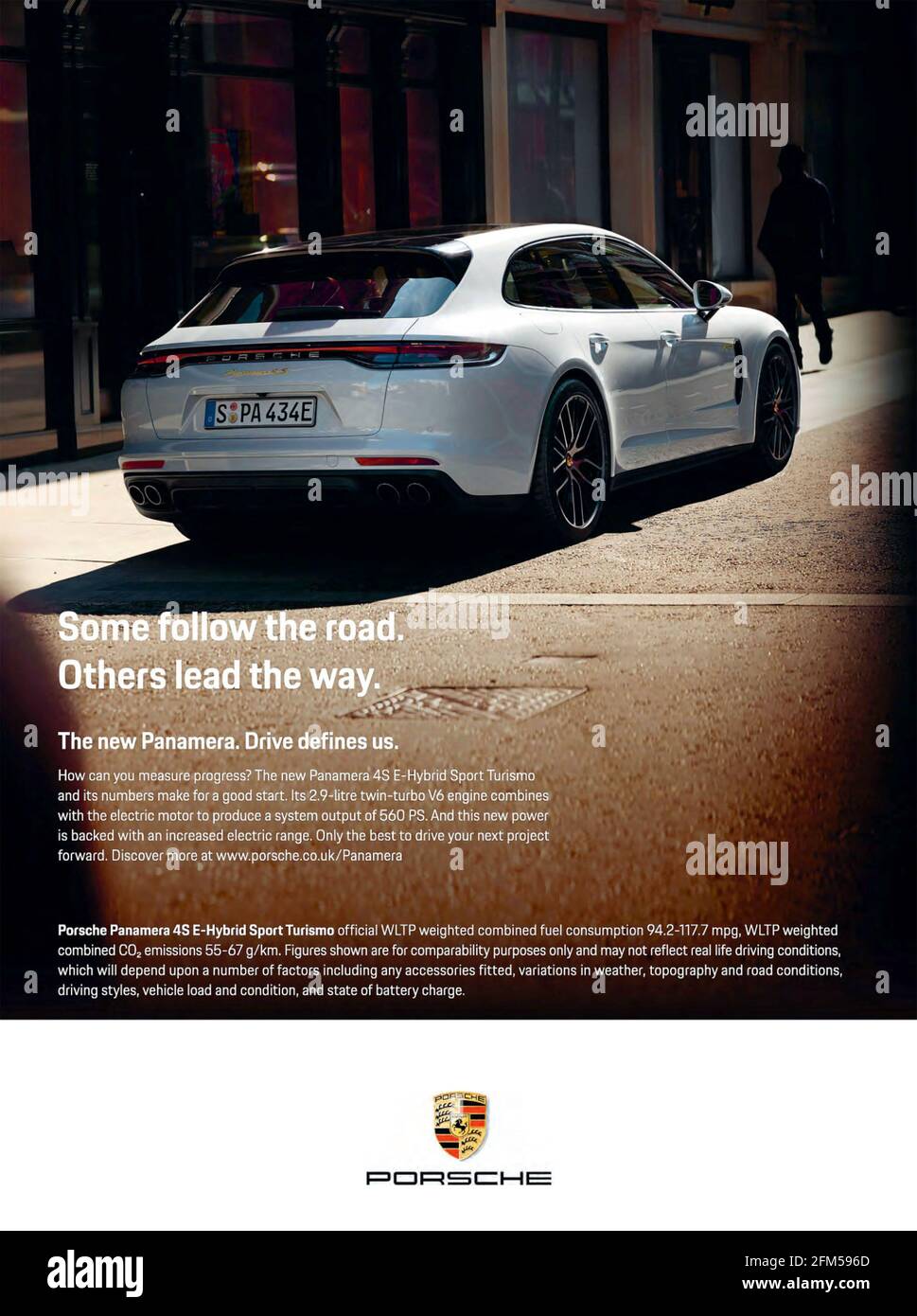 2020s UK Porsche Magazine Advert Stock Photo - Alamy