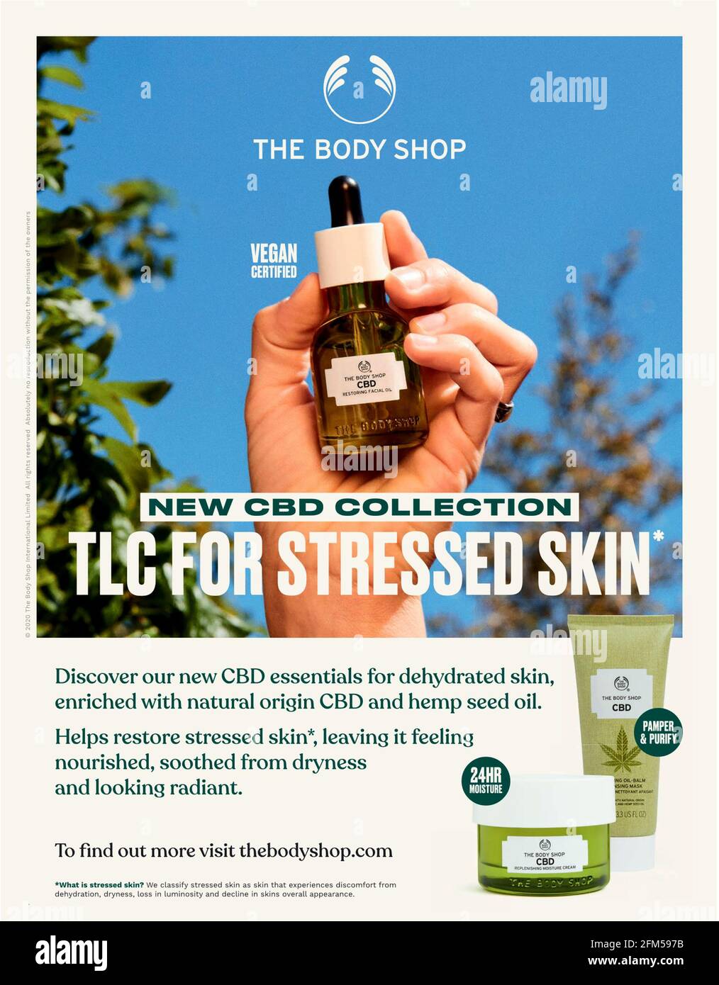 2020s UK The Body Shop Magazine Advert Stock Photo - Alamy