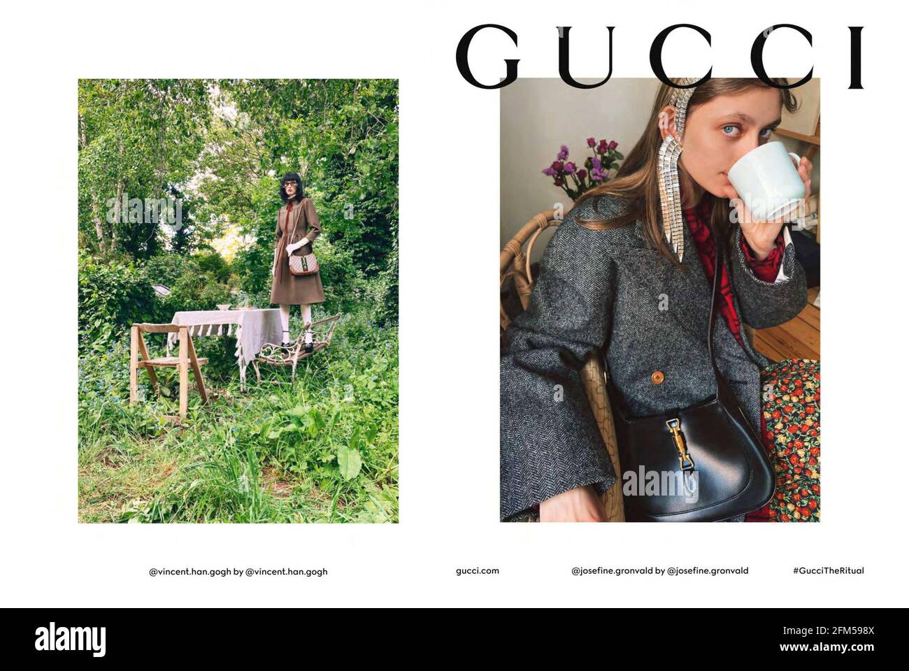 2020s UK Gucci Magazine Advert Stock Photo - Alamy