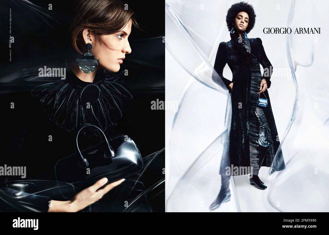 2020s UK Giorgio Armani Magazine Advert Stock Photo - Alamy