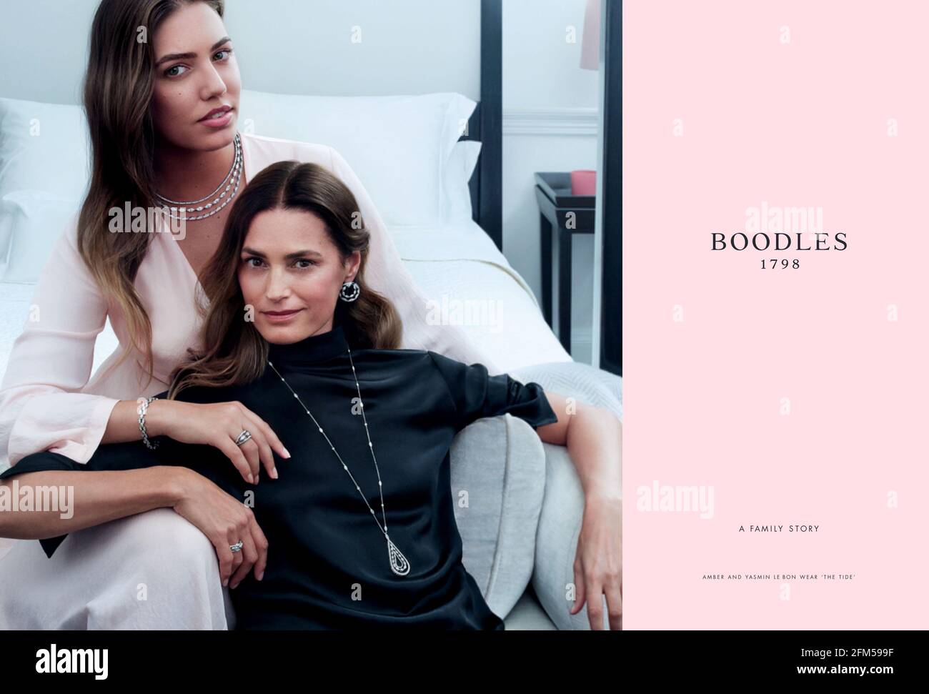 2020s UK Boodles Magazine Advert Stock Photo - Alamy