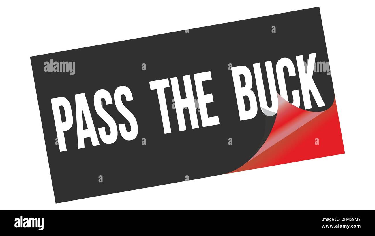 Pass the buck Cut Out Stock Images & Pictures - Alamy