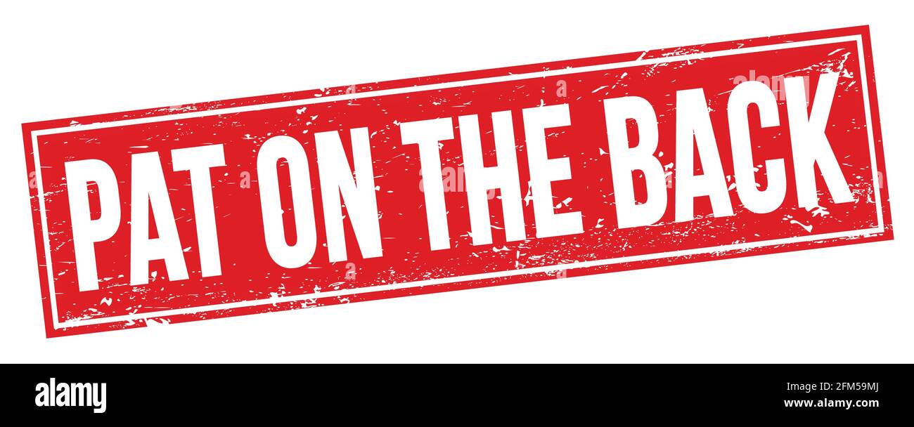 Pat on the back concept hi-res stock photography and images - Alamy