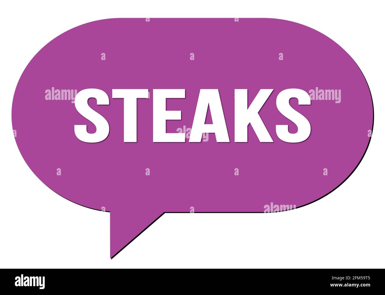 Steaks word hi-res stock photography and images - Alamy