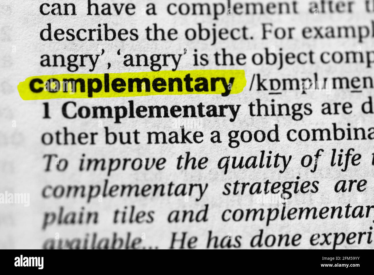 Strategy definition highlighted hi-res stock photography and images - Alamy