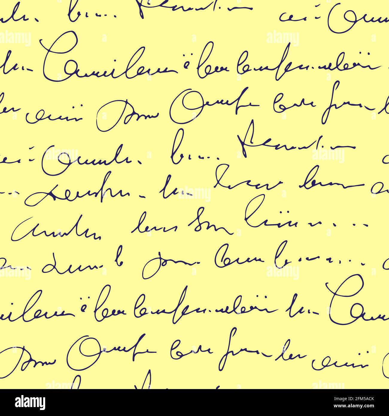 Cursive writing vector vectors hi-res stock photography and images - Alamy