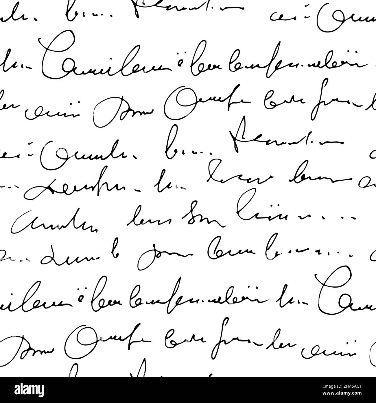 Cursive writing vector vectors hi-res stock photography and images - Alamy