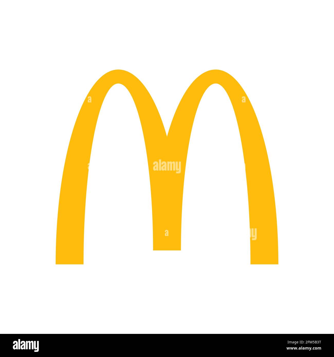 Yellow mcdonald's sign Stock Vector Images - Alamy