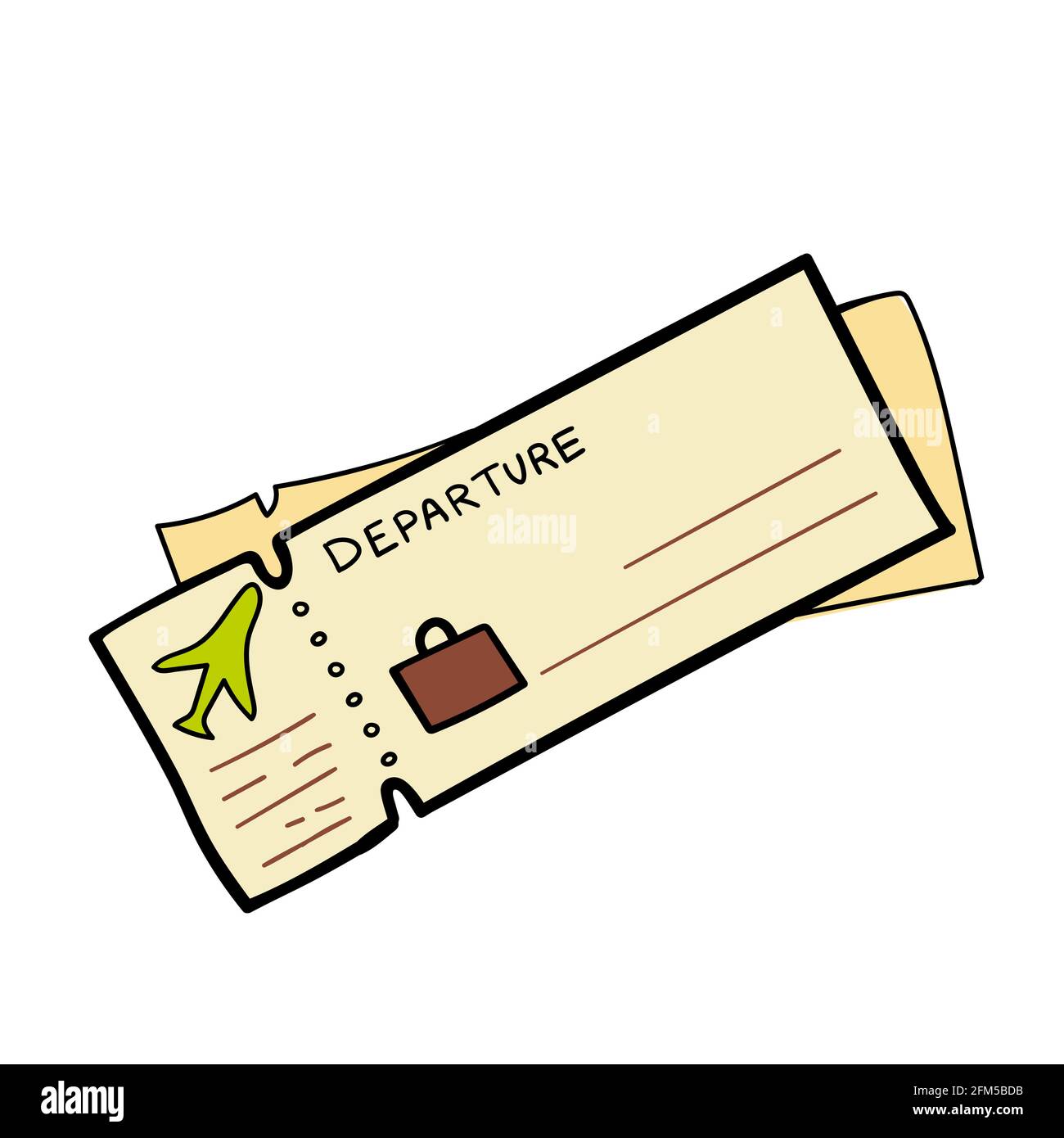 Plane icon vector tickets Stock Vector Images - Alamy