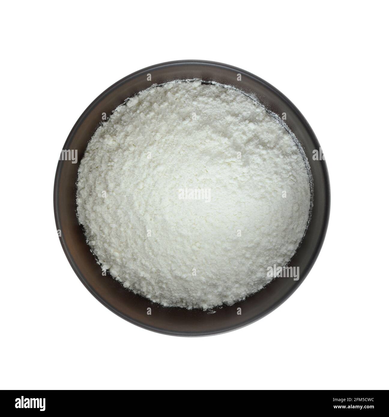 tapioca flour on white background Stock Photo - Alamy