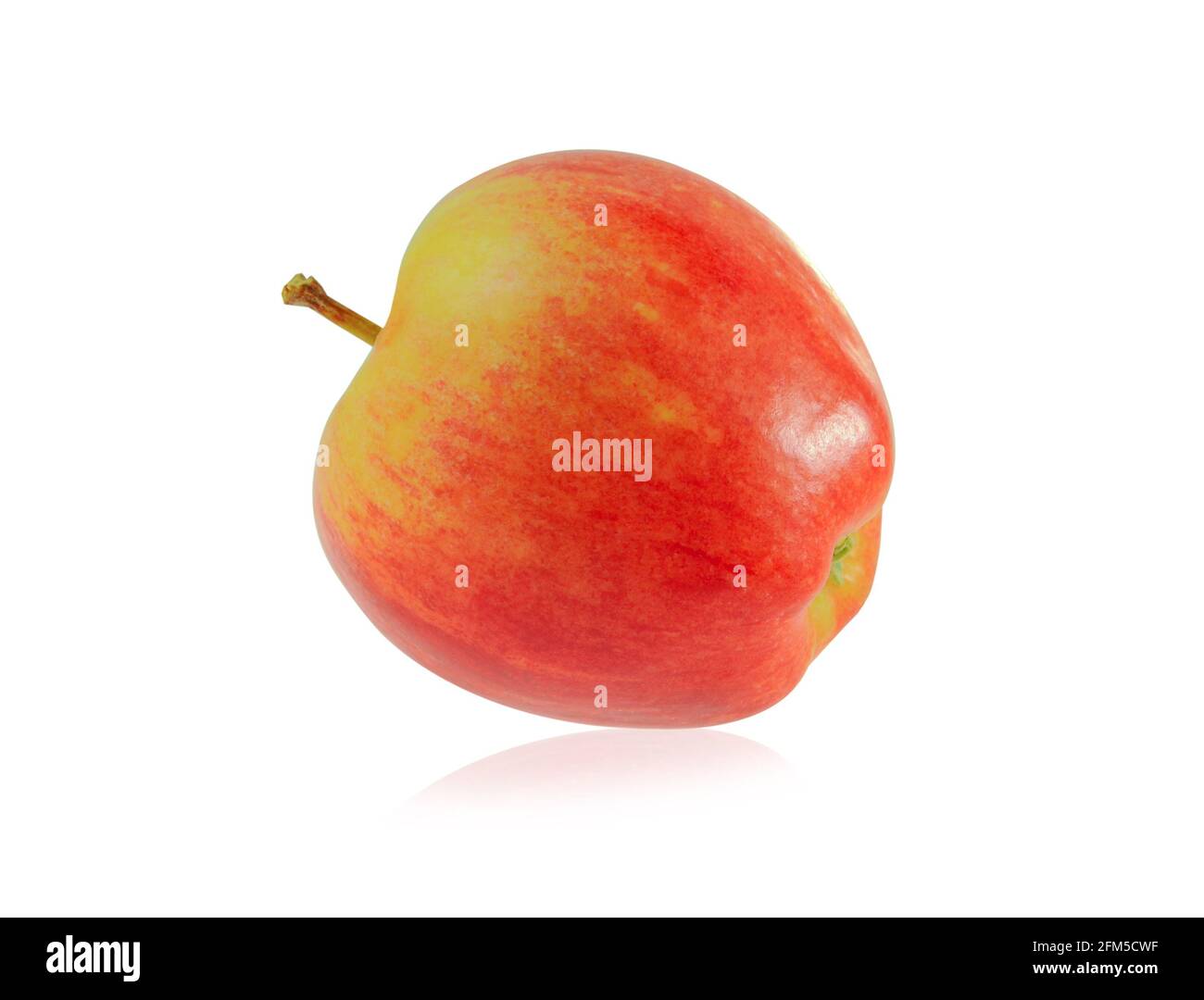apple on white background Stock Photo - Alamy