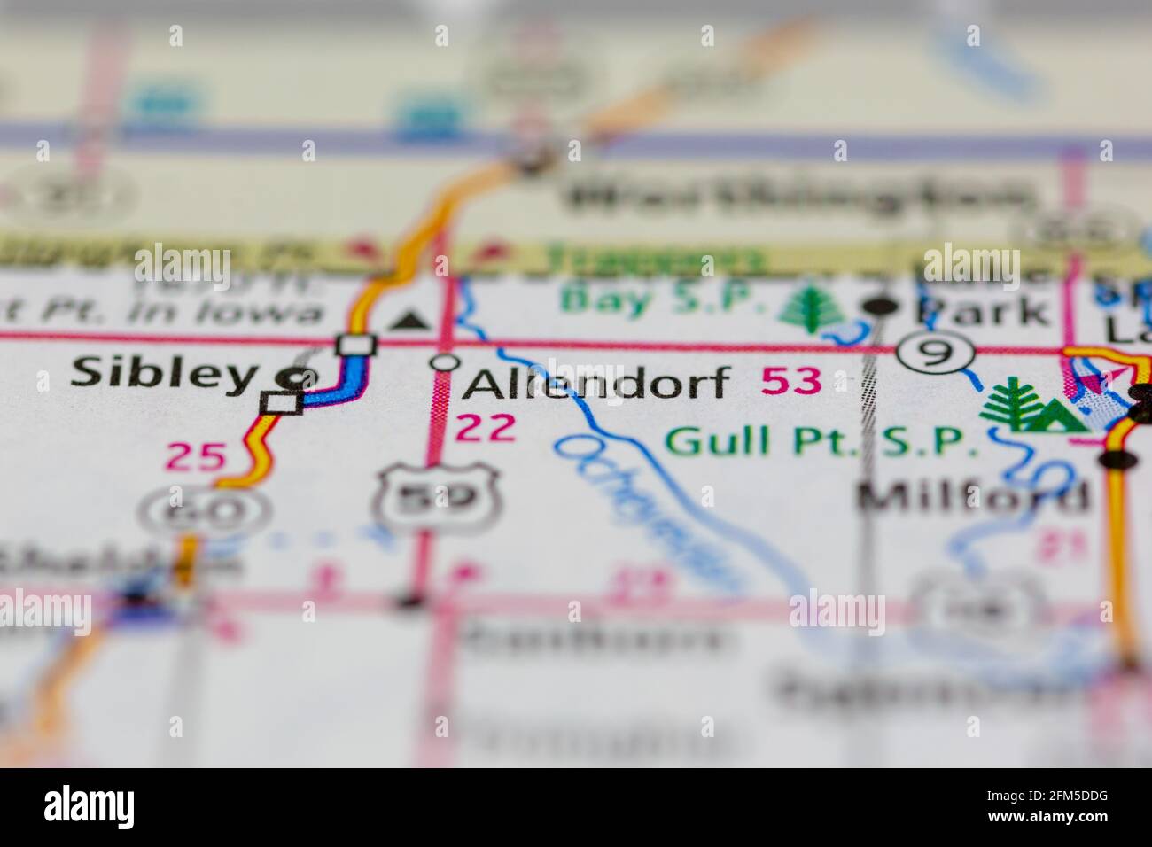 Map of allendorf hi-res stock photography and images - Alamy