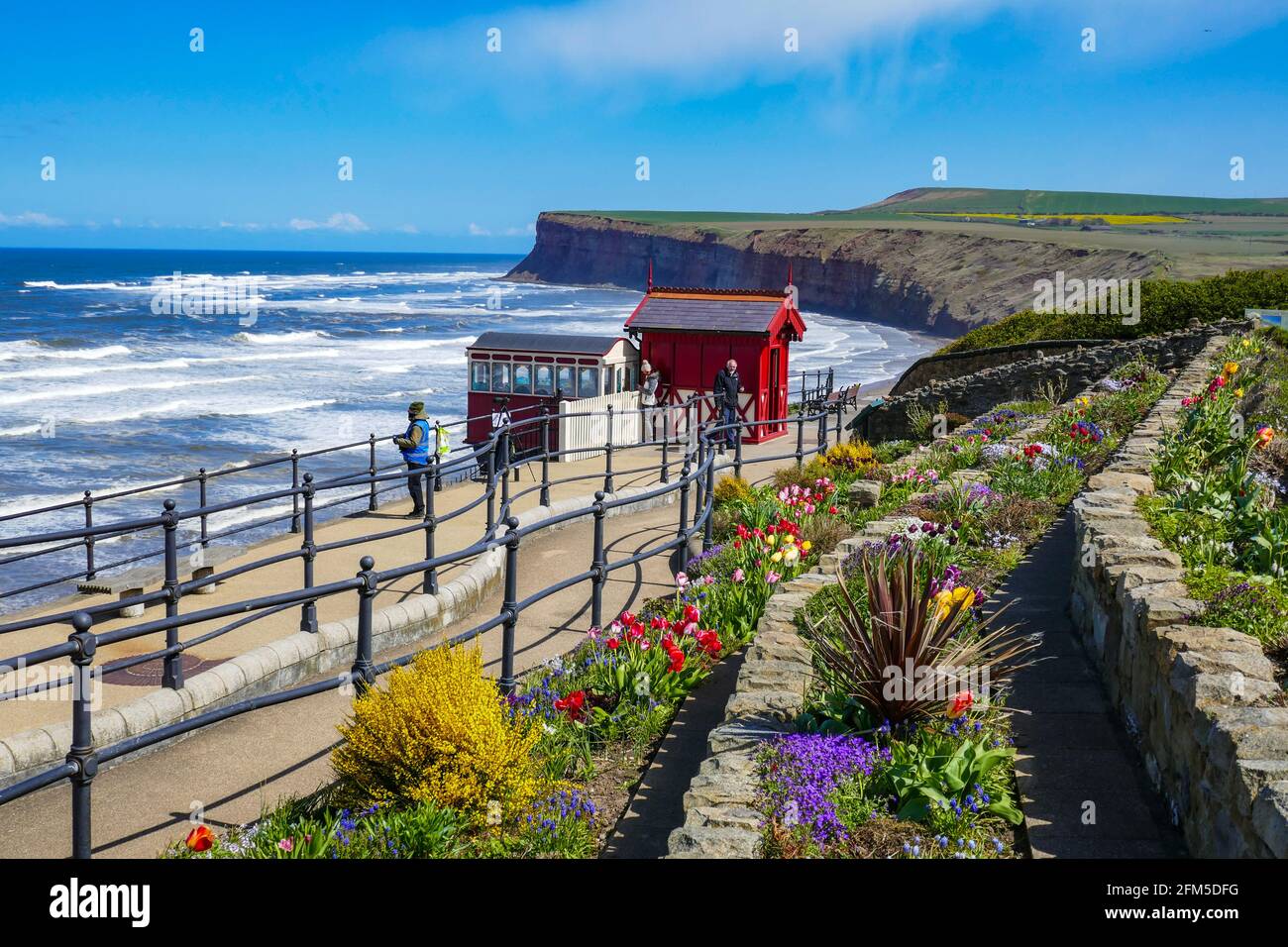 Huntcliff and Old Saltburn, Saltburn by the Sea, seaside resort, North ...
