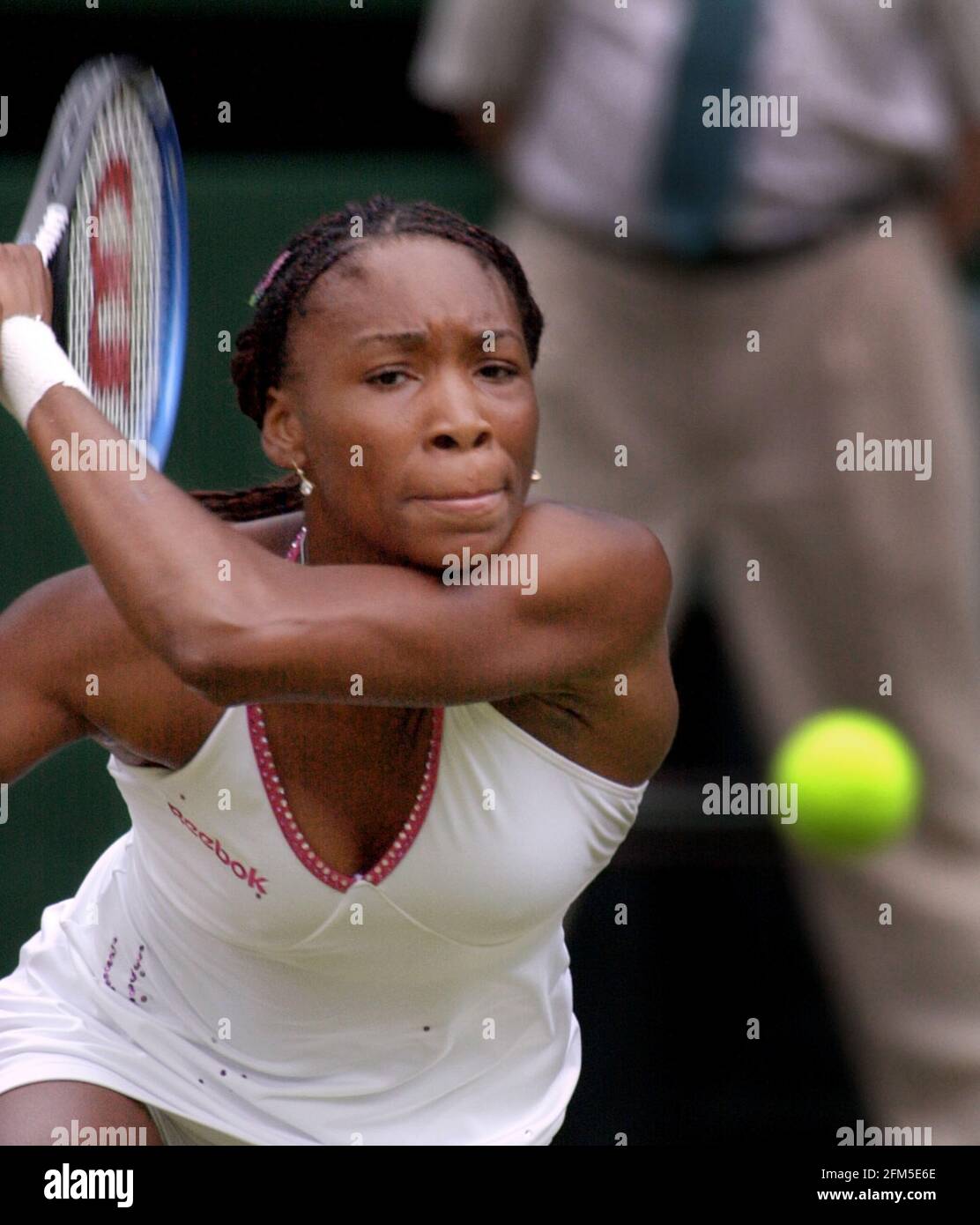 Venus Williams July 2001 Pictured during womens singles final on the ...